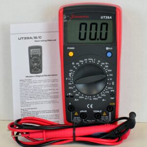 Sinometer OEM Uni-Trend UT39C AC/DC Voltage and Current Up To 20A Measurement, Digital Multimeter With High Resolution and Accuracy