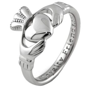 claddagh ring ladies sterling silver sl92. made in ireland. (5)