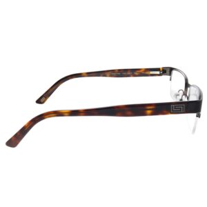 Versace VE 1184 1269 Brushed Brown Metal Rectangle Eyeglasses 53mm