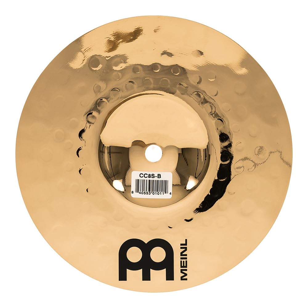 Meinl 8" Splash Cymbal - Classics Custom Brilliant - Made In Germany, 2-YEAR WARRANTY (CC8S-B)