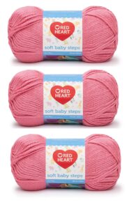 red+heart+soft+baby+steps+yarn+(3-pack)+strawberry+e746-97023