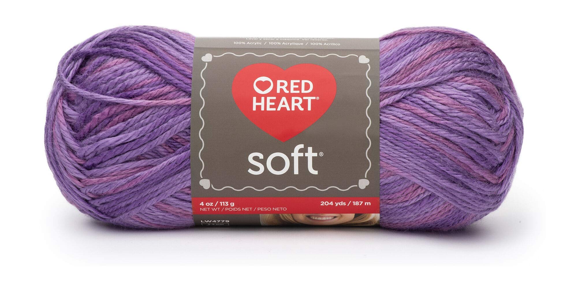 Red Heart Soft Yarn (3-Pack) Plummy E728-99403