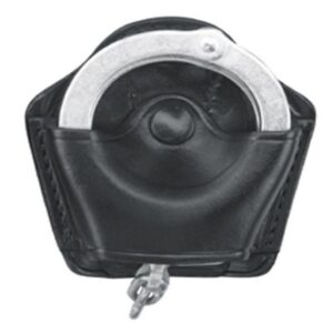 gould & goodrich b840 gold line handcuff case with belt loop (black) holds most chain or hinged cuffs.