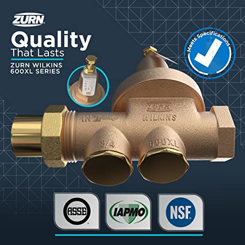 Zurn Wilkins 1-600XL 1" 600XL Pressure Reducing Valve