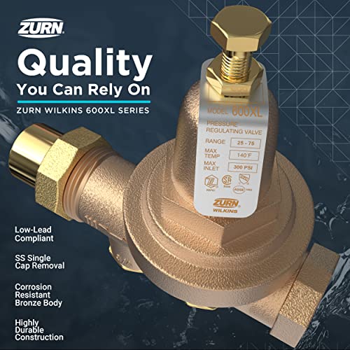 Zurn Wilkins 1-600XL 1" 600XL Pressure Reducing Valve