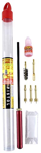 Pro Shot Gun Care Products One Piece Coated Cleaning Rod 8-Inch Coated Pistol Rod for 38 Cal./9mm-10mm/10 Cal.-45 Cal., Gold (CRK-Multi)