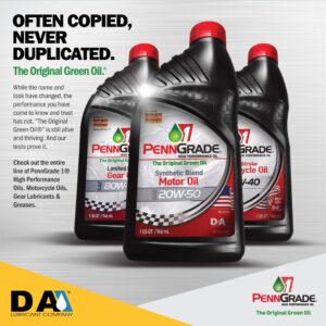 PENN GRADE 1, 71206, Break-In Oil SAE 30, Works with Diesel and Gasoline Engines, 1 Quart (12 Pack)