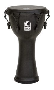 toca sfdmx-10bm black mamba mechanically tuned 10" djembe