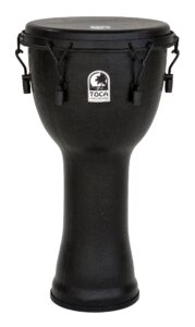 toca sfdmx-12bm freestyle black mamba mechanically tuned 12-inch djembe