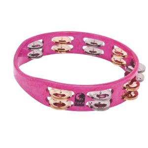 toca tct10-pk colorsound tambourine - pink