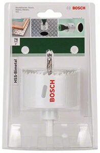 bosch 2609255617 hss bi-metal holesaw with diameter 76mm