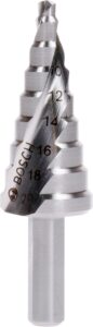 bosch 2609255115 4-20mm x 75mm hss step drill bit