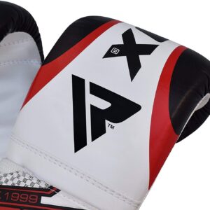 RDX Authentic Gel Bag Mitts Boxing Gloves Grappling Punch MMA UFC-Color Black, Red