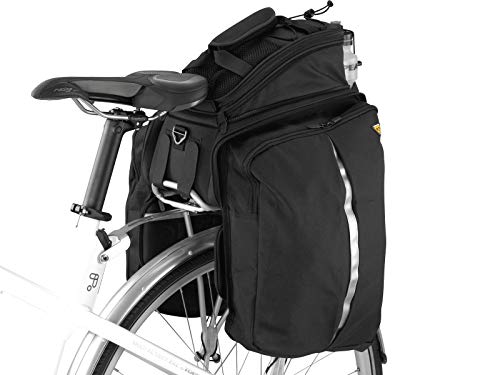 Topeak MTS TrunkBag DXP Bike Bag, Straps, Rigid Molded Panels, Water Bottle Holder