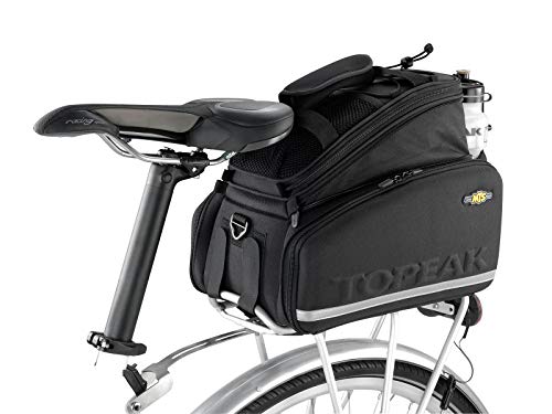 Topeak MTS TrunkBag DXP Bike Bag, Straps, Rigid Molded Panels, Water Bottle Holder