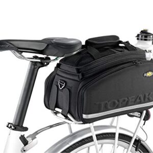 Topeak MTS TrunkBag DXP Bike Bag, Straps, Rigid Molded Panels, Water Bottle Holder