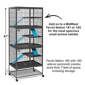 MidWest Homes for Pets 183 Ferret Nation Add-On Unit, 1-Year Manufacturer Warranty