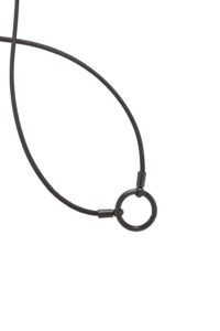 world famous and original laloop eyeglass necklace in black., medium