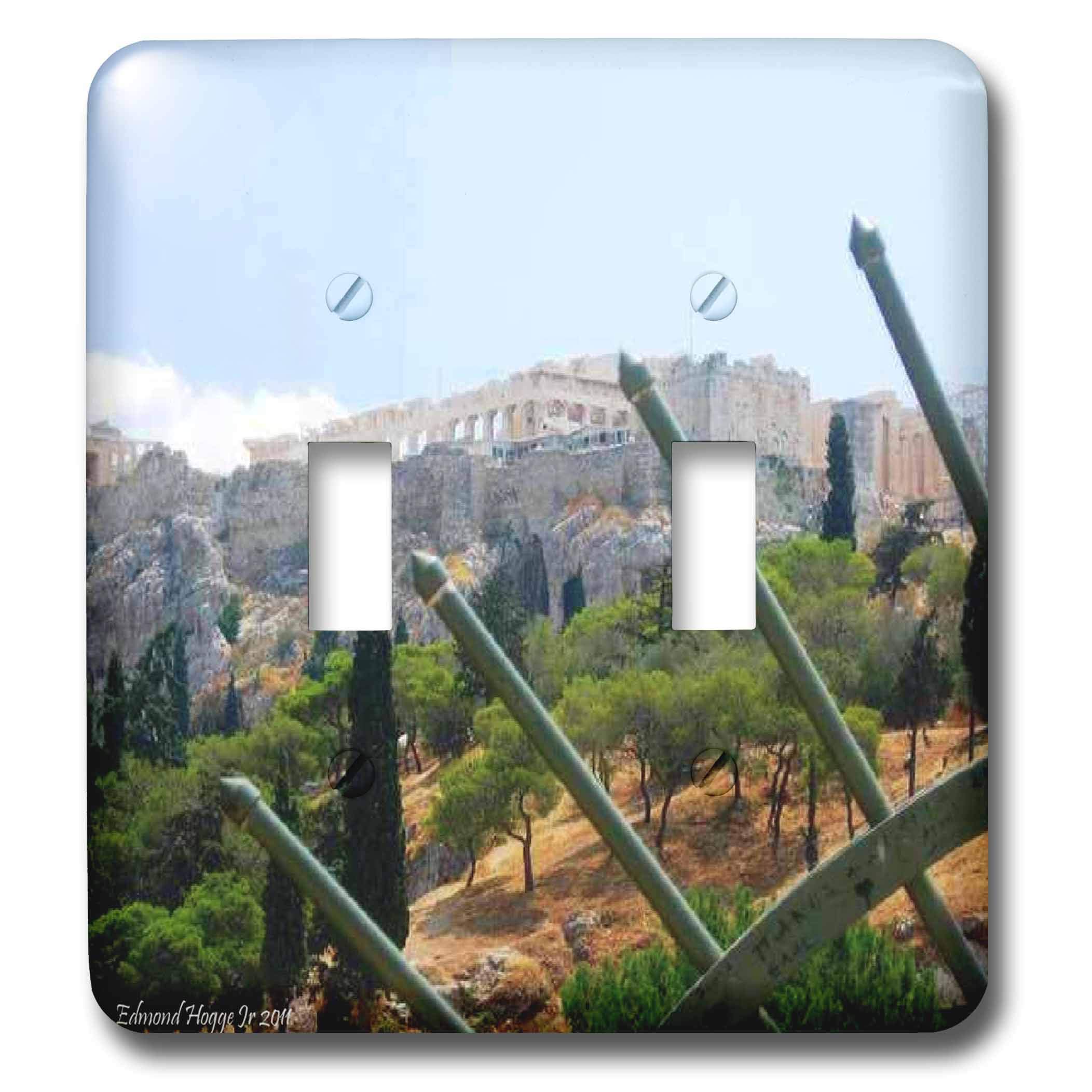 3dRose lsp_17363_2 Acropolis Ilia Athens Greece Toggle Switch