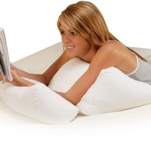 Contour Flip Pillow - 10-in-1 Rest Positions Wedge Pillow for Gentle, Plush Elevation for Back, Knees, Legs or Stomach Support Comfort & Relief - Standard Size (20 inch Width - Pillow ONLY)