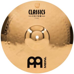 meinl 12" splash cymbal - classics custom brilliant - made in germany, 2-year warranty (cc12s-b)