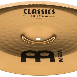 Meinl 16" China Cymbal - Classics Custom Brilliant - Made In Germany, 2-YEAR WARRANTY (CC16CH-B)