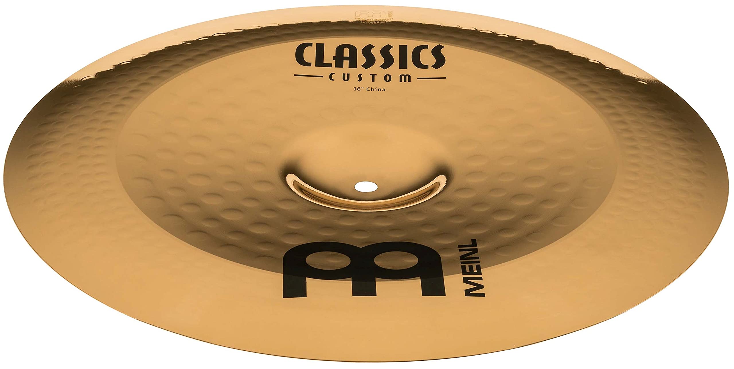 Meinl 16" China Cymbal - Classics Custom Brilliant - Made In Germany, 2-YEAR WARRANTY (CC16CH-B)