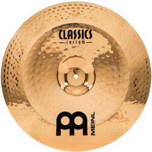 meinl 18" china cymbal - classics custom brilliant - made in germany, 2-year warranty (cc18ch-b)