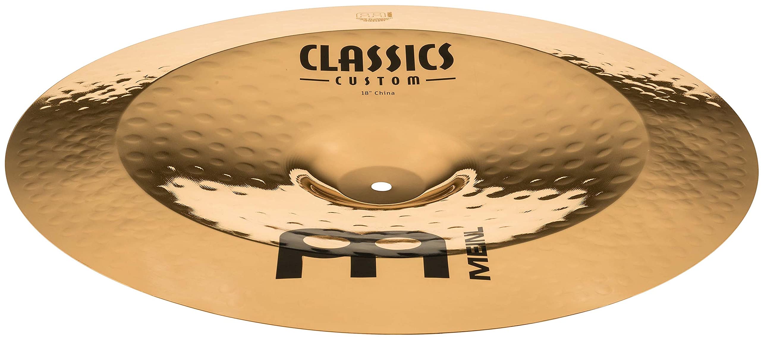 Meinl 18" China Cymbal - Classics Custom Brilliant - Made In Germany, 2-YEAR WARRANTY (CC18CH-B)