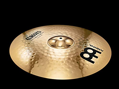 Meinl 20" Medium Ride Cymbal - Classics Custom Brilliant - Made in Germany, 2-YEAR WARRANTY (CC20MR-B)