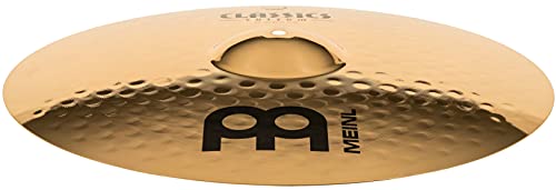 Meinl 20" Medium Ride Cymbal - Classics Custom Brilliant - Made in Germany, 2-YEAR WARRANTY (CC20MR-B)