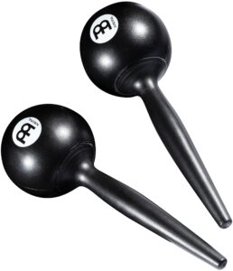 meinl percussion pm3bk plastic maracas, black