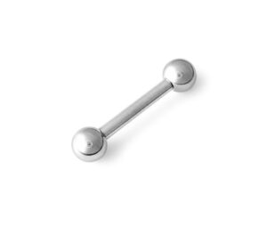 316l surgical steel straight barbell 12g 1 1/4 inch