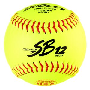 dudley 12" usasb sb12 fastpitch softball - 12 pack