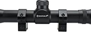 BARSKA 4x32 Plinker-22 Riflescope w/ 3/8-Inch Dovetail Rings , Black