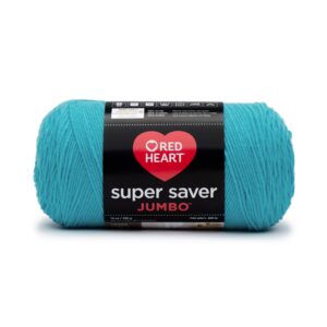 red heart turqua super saver jumbo yarn, 1 pack