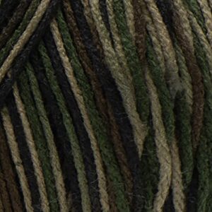 Red Heart Camouflage Super Saver Jumbo Yarn, 1 Pack, 1446 Foot