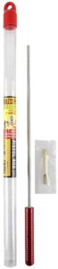 pro shot products 12-inch pistol .22 caliber and 7 up cleaning rod, brass (1ps-12-22/u)