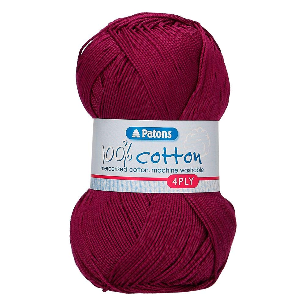 Patons 100% Cotton 4 Ply - Fuschia (1742)