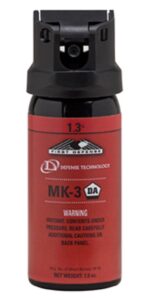 defense technology first defense oc stream mk-3 1.3% solution red band pepper spray (1.5-ounce)