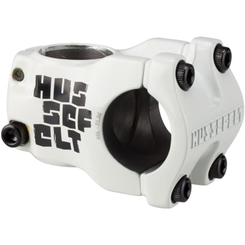 Truvativ Hussefelt Stem 40mm Clamp 31.8mm +/-0 Deg 1 1/8 in White Aluminum MTB