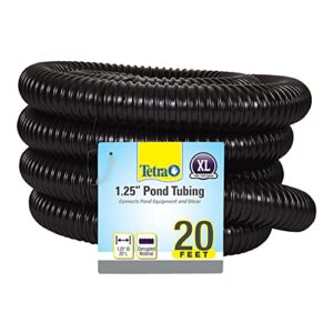 tetrapond pond tubing, 1.25-inch inner diameter, 20-feet length, black