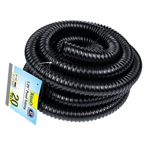 TetraPond Pond Tubing, 1.25-Inch Inner Diameter, 20-Feet Length, Black