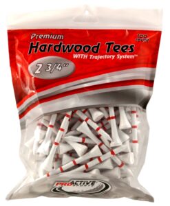 proactive sports 2 3/4-inch trajectory system tees (100/package)