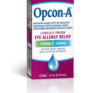 Allergy Eye Drops by Bausch and Lomb, for Itch and Redness Relief, 15 mL