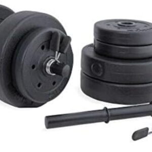 Cap Barbell 40-Pounds Cement Dumbbell Set (Black)