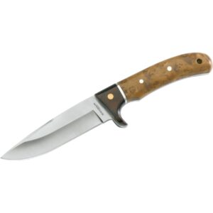 boker magnum 02gl683 elk hunter knife with 4 1/3 in. steel blade, brown