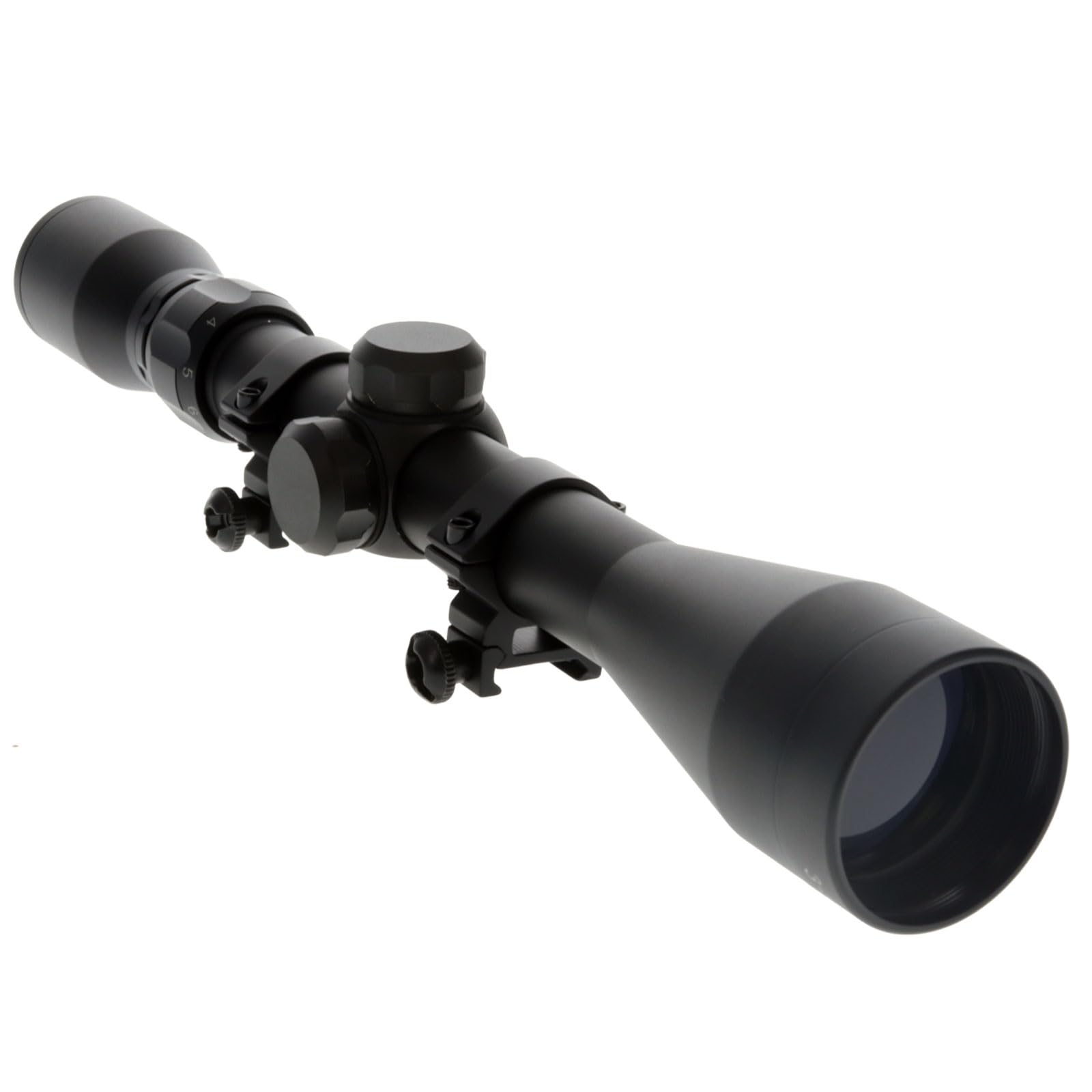 TRUGLO TRUSHOT Hunting Shooting Durable Waterproof Fogproof Shosck Resistant 1" Aluminum Tube Duplex Reticle Riflescope | Scope Rings Included - Weaver-Style, 3-9 x 40mm