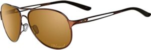 oakley oo 4054 caveat women's polarized sunglasses - brunette/bronze/one size