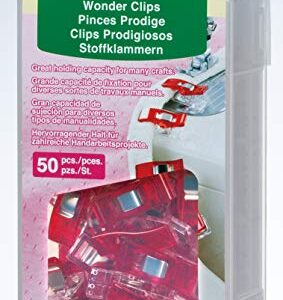 Clover Wonder Clips Pkg of 50, Red